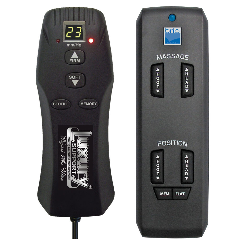 Digital Princeton Premium Plush Top Air Bed & Luxury Adjustable Power ...