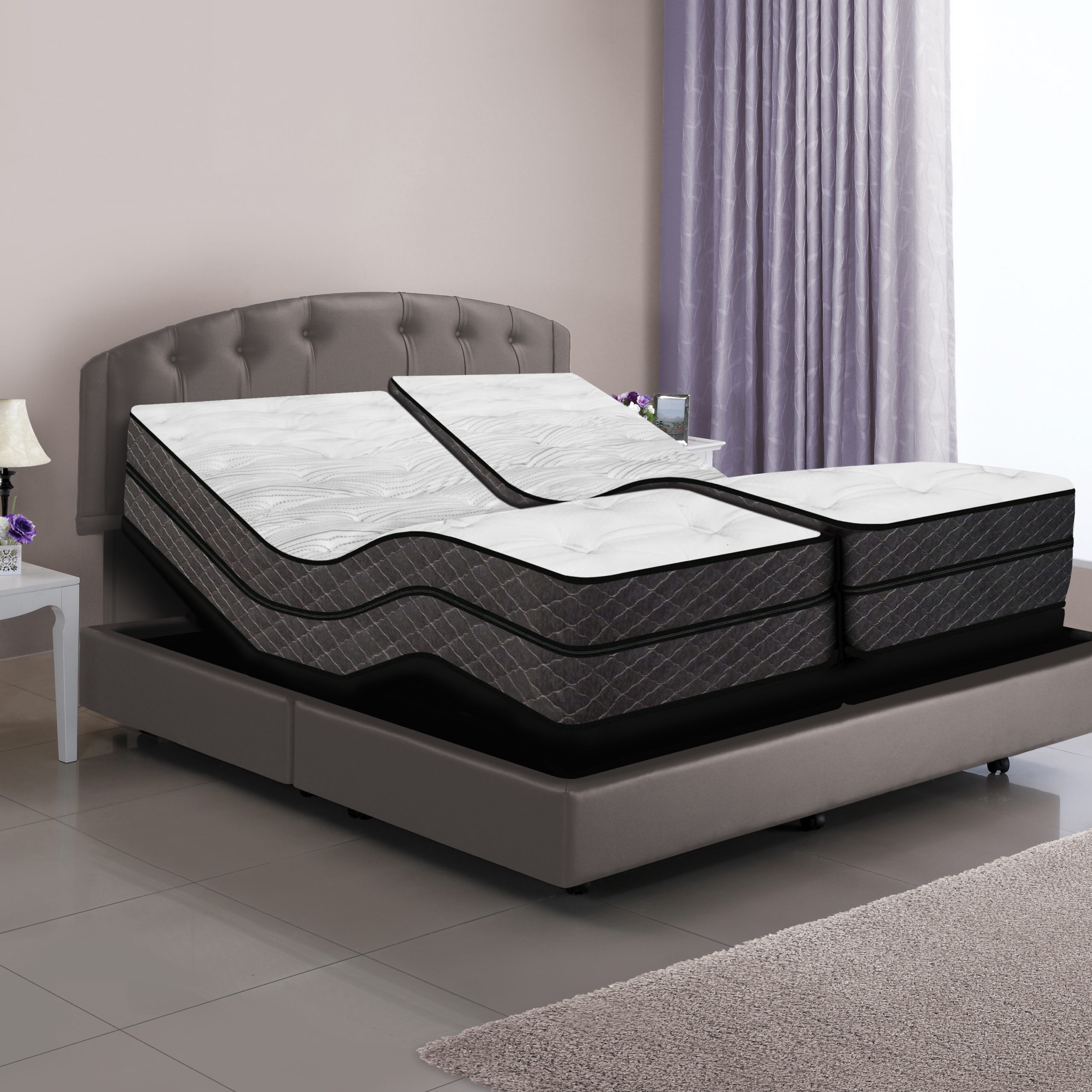 Digital Visions Premium Pillowtop Air Bed & Luxury Adjustable Power ...