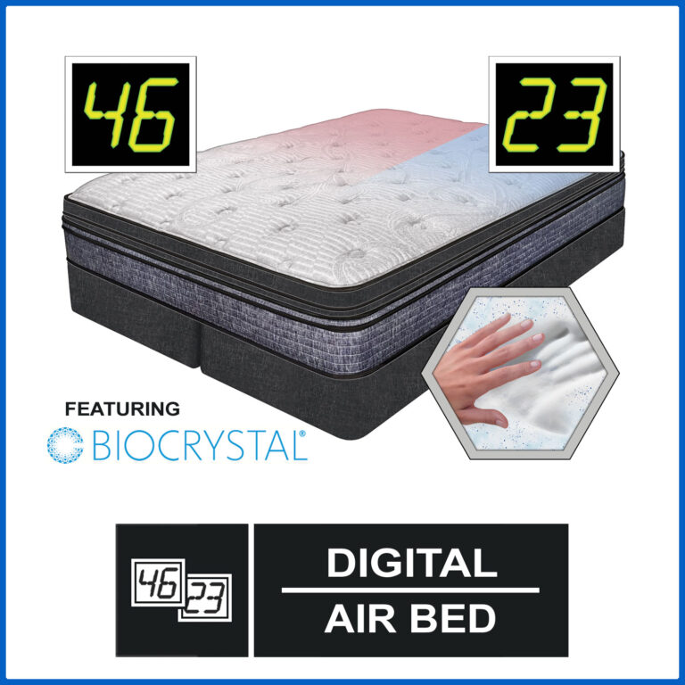 Cascade™ - 12" Digital Air Bed featuring Biocrystal® - InnoMax